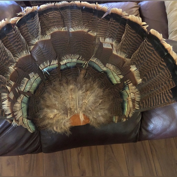 Art | Turkey Feather Fans And Fox Fur Spear With Turkey Feathers | Poshmark